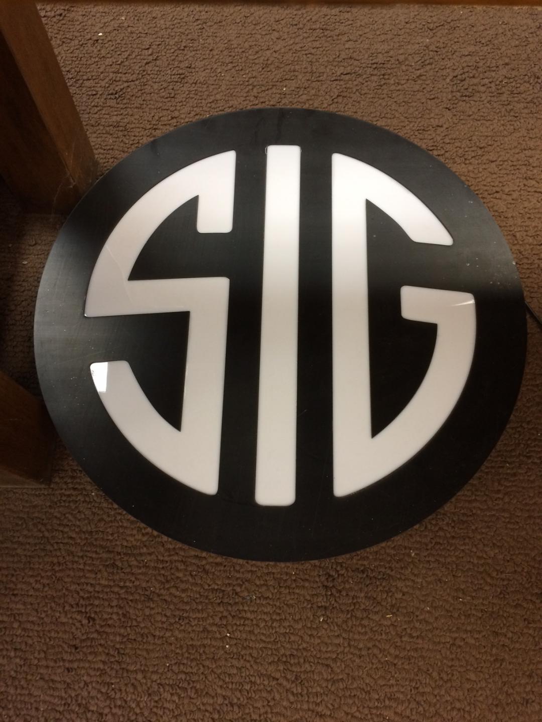 WTB Sig Sauer LED lighted metal sign - Wanted to Buy - Sturmgewehr.com ...