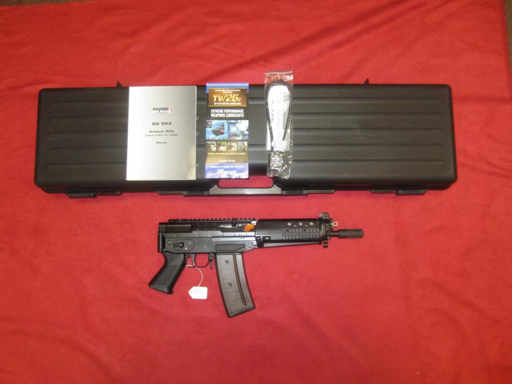 NIB Rare Swiss Sig 553 Pistol, 5.56mm Cal. - Semi-Auto Market Board ...