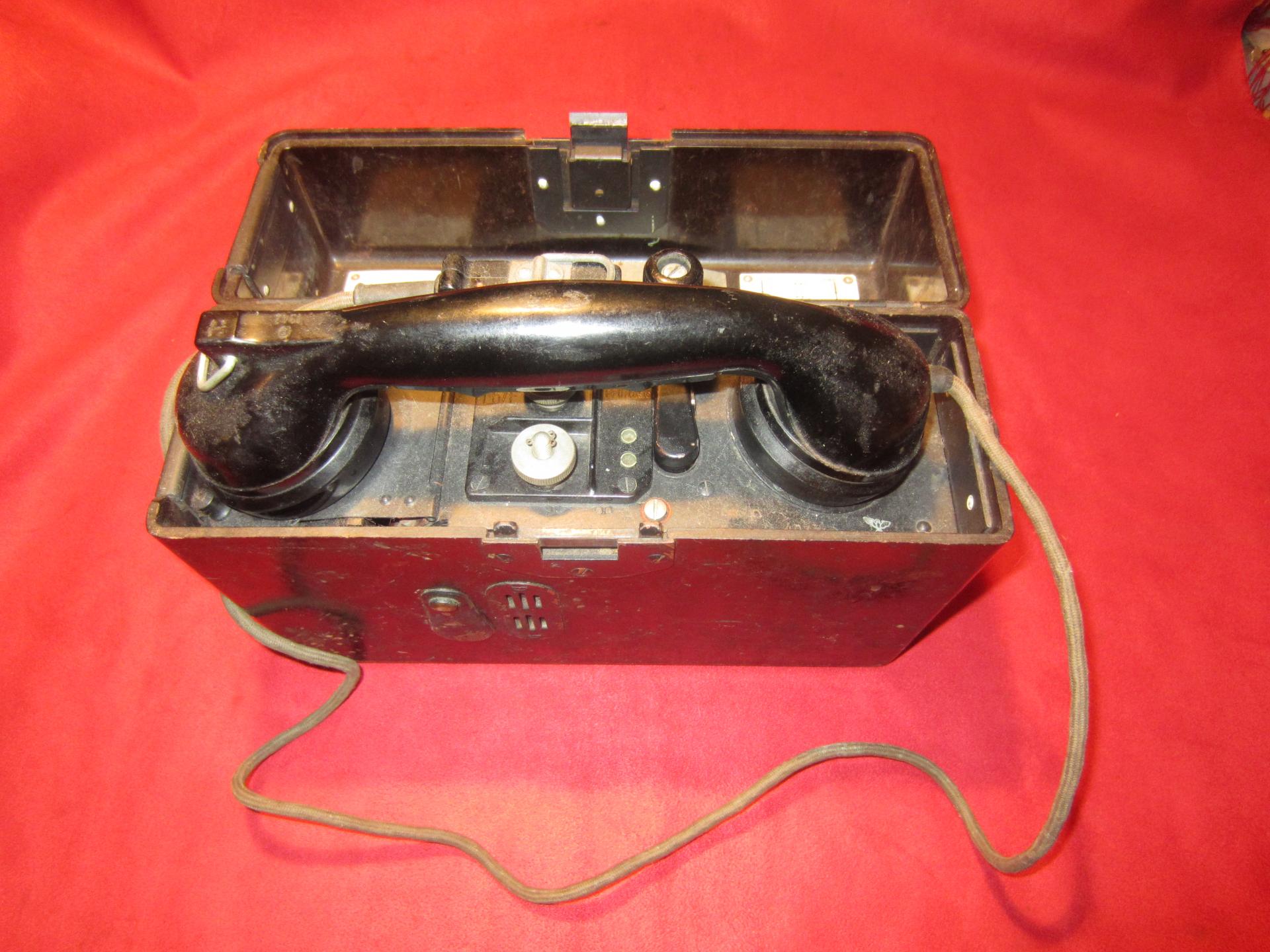 WWII Nazi Field Phone Set, $175 - Collectors Market Board - Sturmgewehr ...