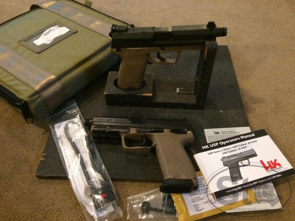 WTS: 2 Consec SN Tan HK USP Tactical 45s - Semi-Auto Market Board ...