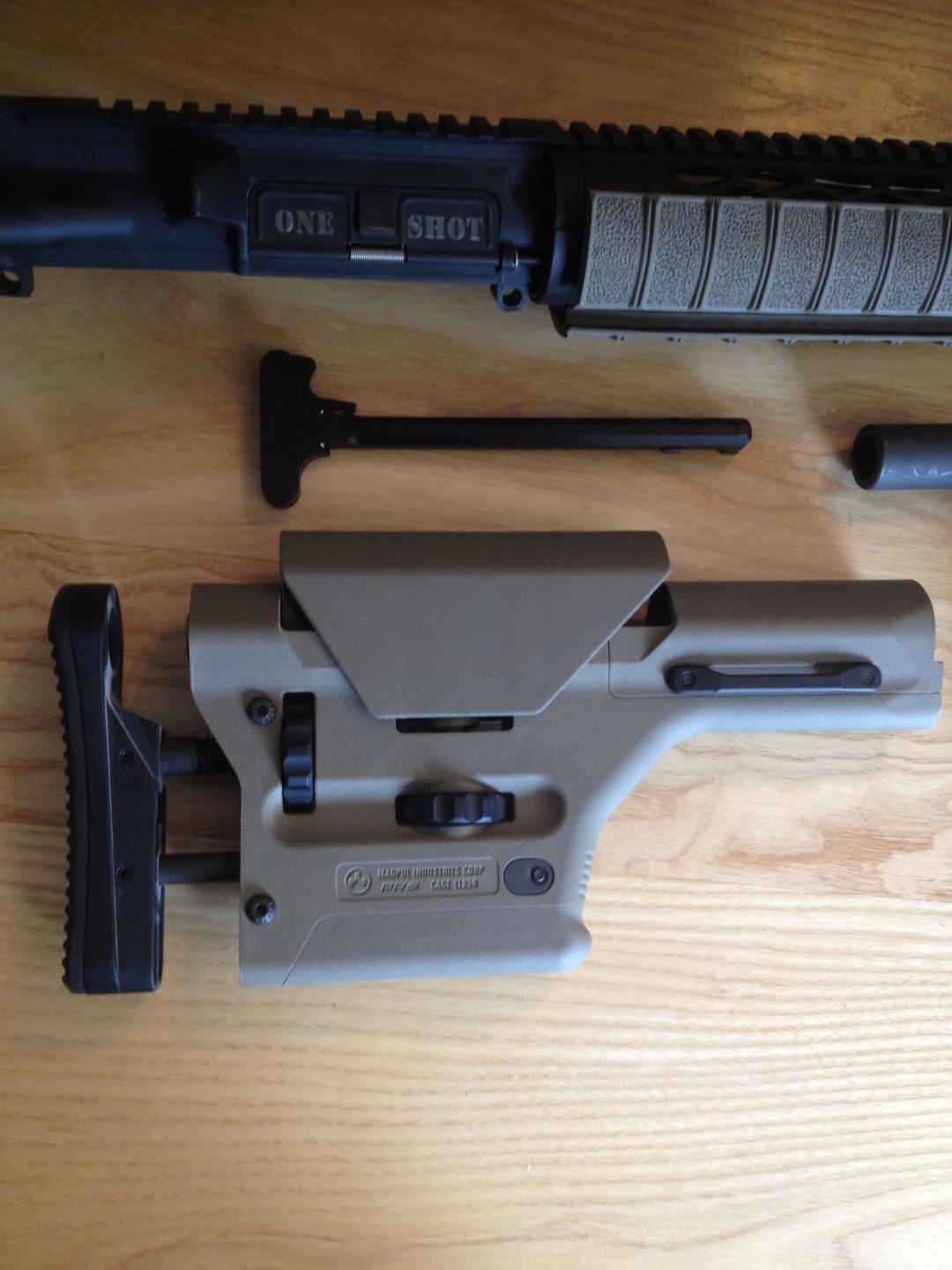 Bushmaster 24" complete upper with Magpul PRS stock and grip $600 ...