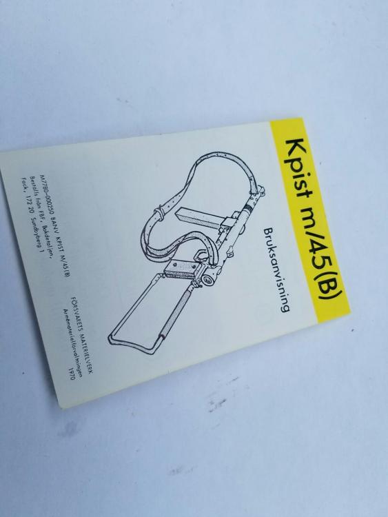 WTS Swedish K M45 Loader and 36 rnd clips, Swedish Military M45 SMG ...