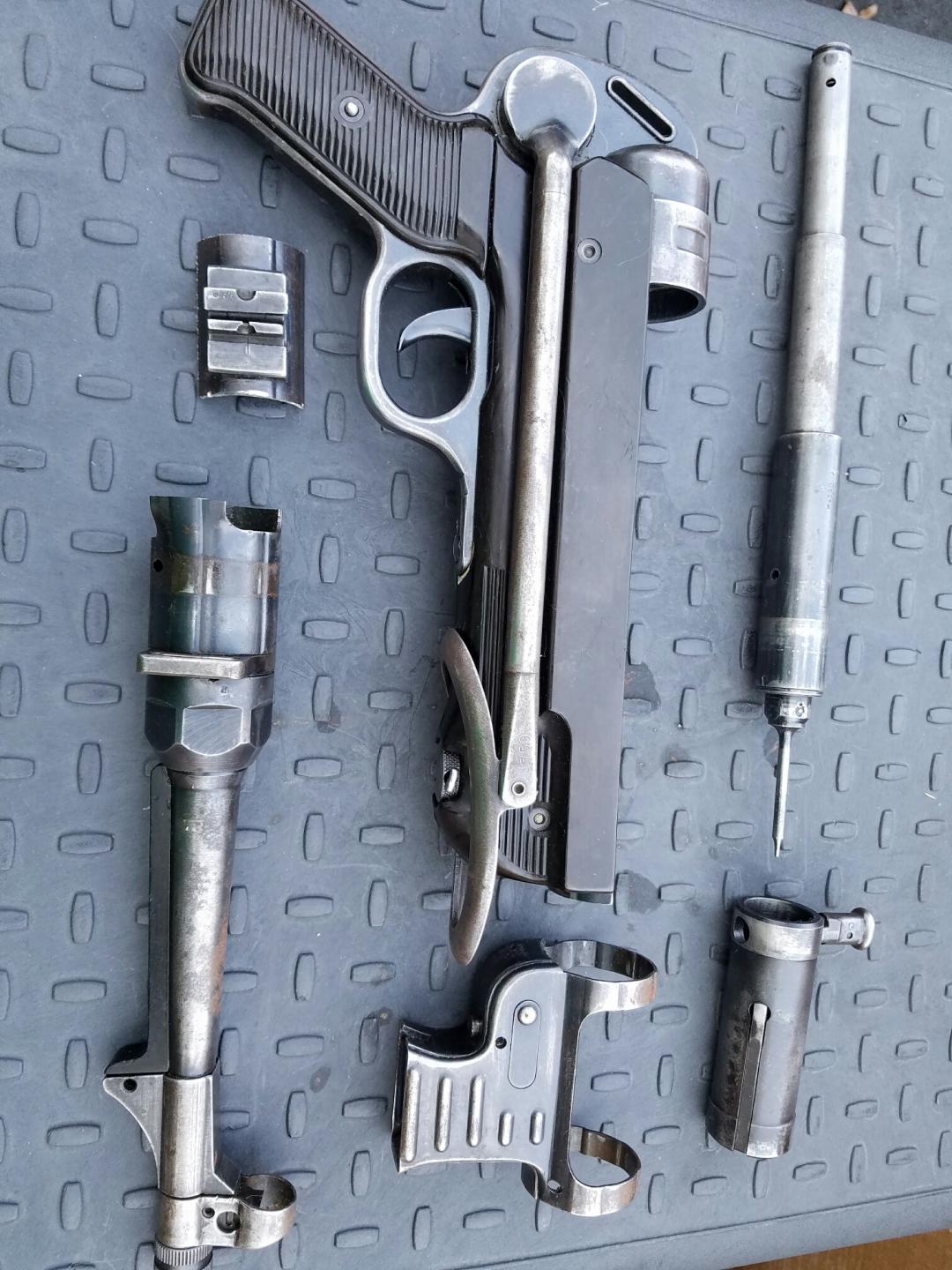 WTS German WW2 MP-40 Parts kit complete Steyr BNZ-43 exc. condition ...