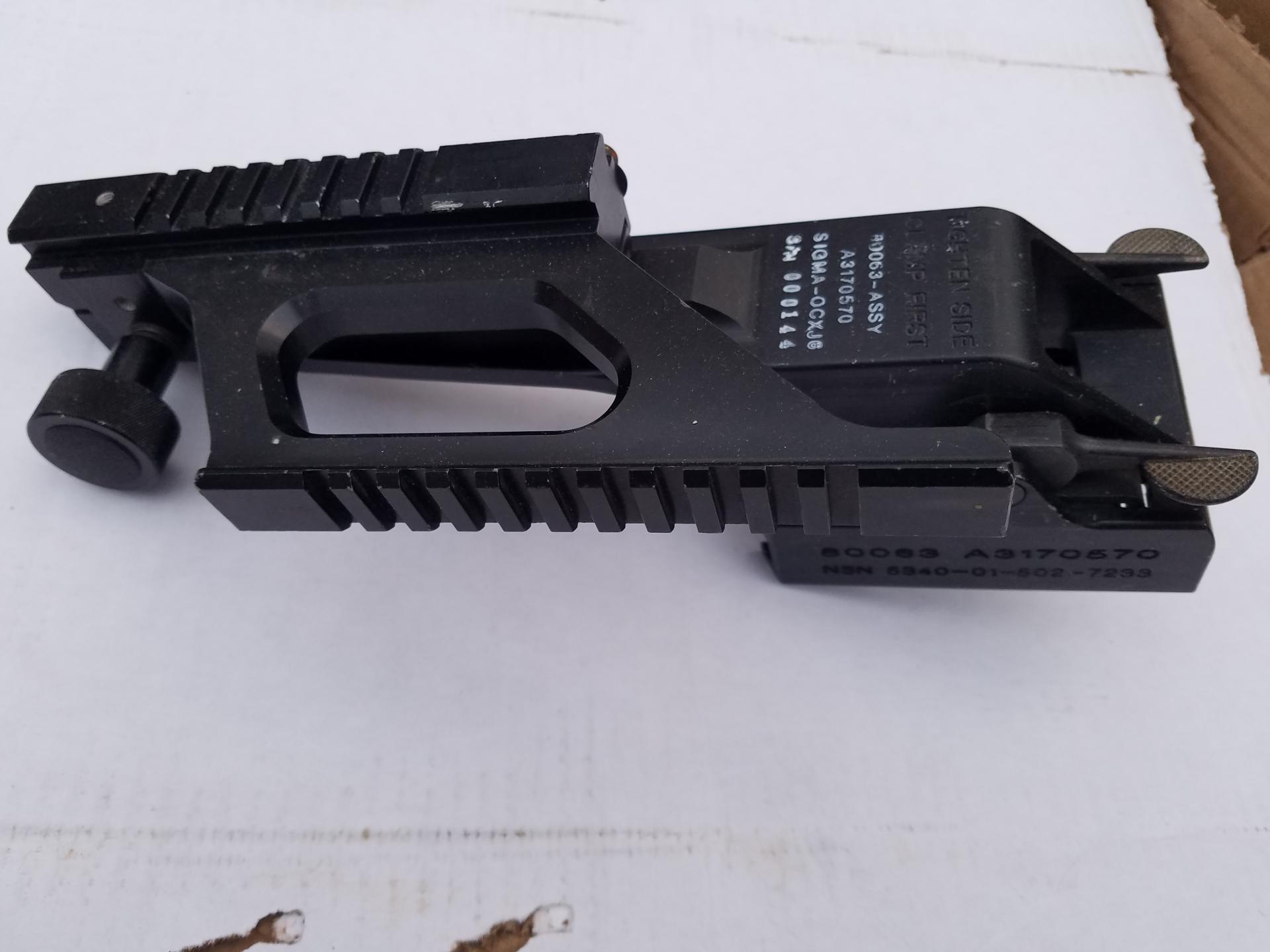 WTS M2HB twin Rail scope mount with QD Mounts new condition in factory ...