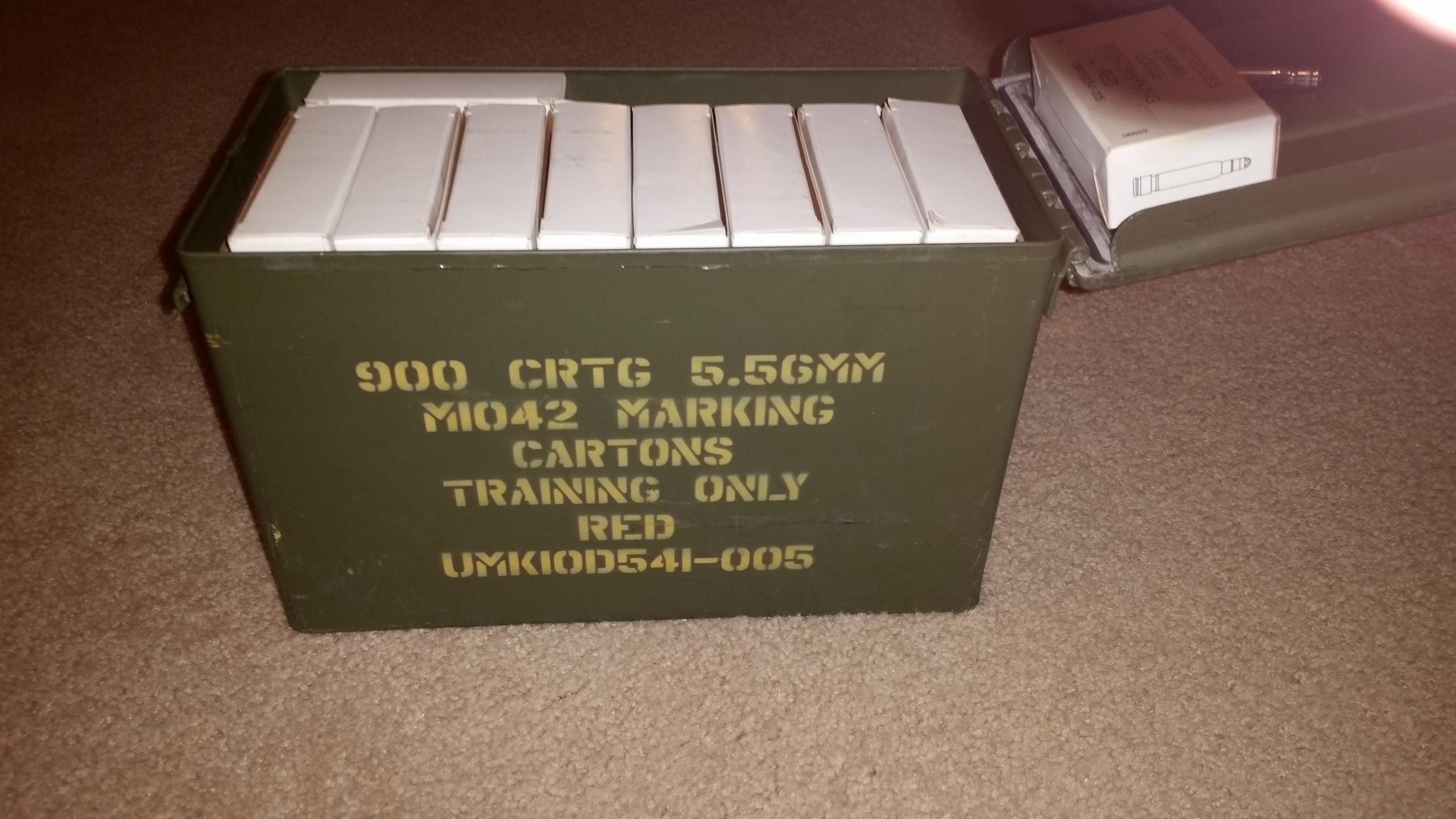 WTS .556 PAINTBALL ROUNDS (RED)- $10 PER 30 RND BOX - Ammunition ...