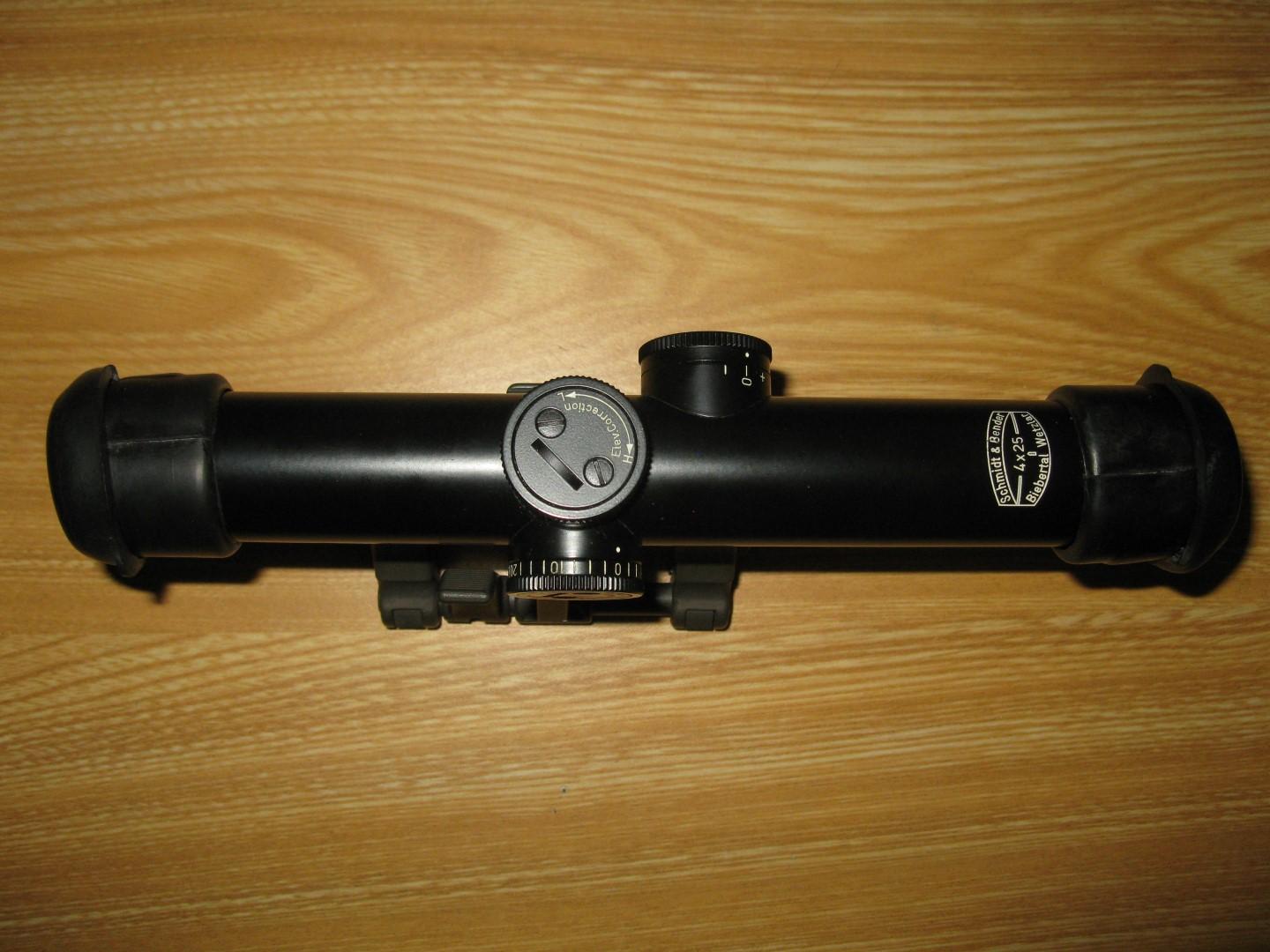 WTS: HK Schmidt & Bender 4x25 claw mount scope - $850 shipped - Parts ...