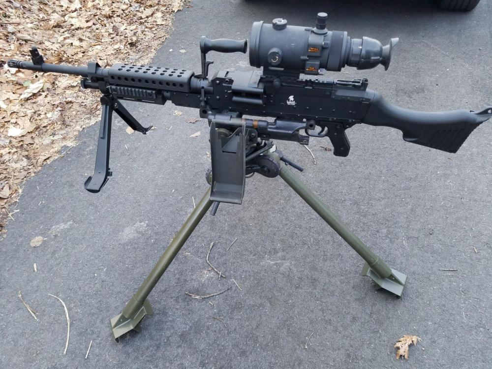 WTS FN MAG-58 or M240 Rare German DM-1 Belt feed tray, M240D Spade grip ...