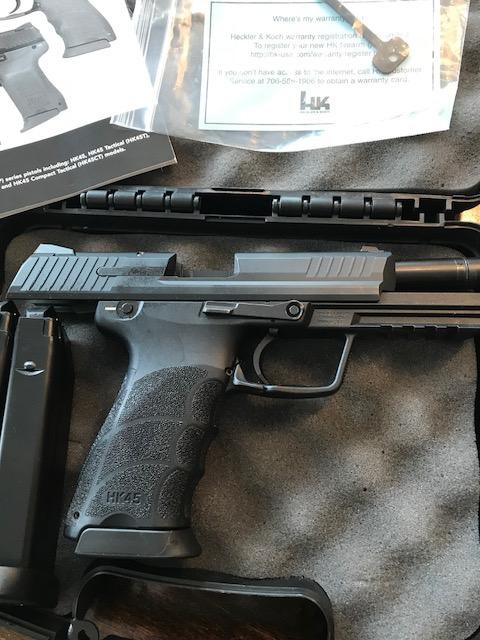 WTS Hk 45 V1 Wtih Night Sights, extras 700 del - Semi-Auto Market Board - Sturmgewehr.com Forums