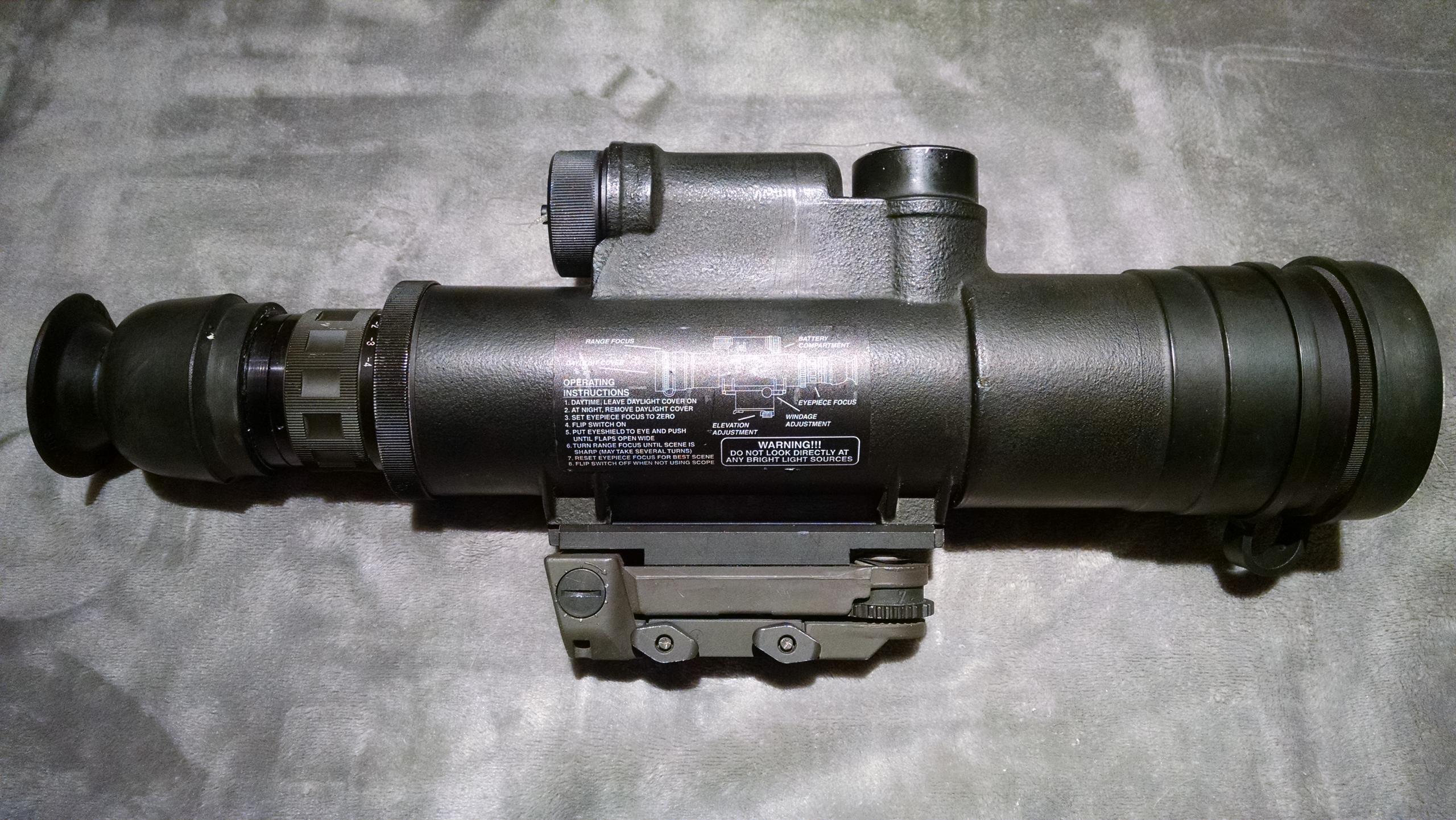 Original Vietnam Issue PVS-2 Starlight Scope - Collectors Market Board ...