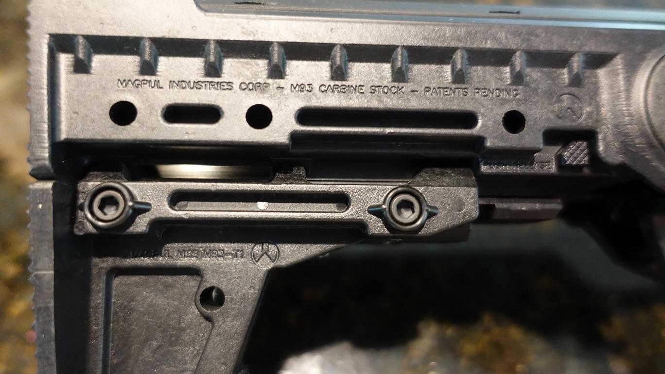Interesting piece of Magpul history: Initial release M93-T1 MSS Stock ...