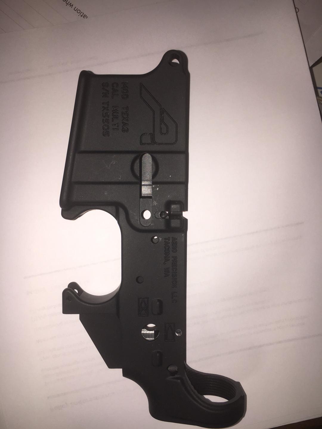 Machine Gun No Law Letter AR-15/M16 Type receiver - NFA Market Board ...