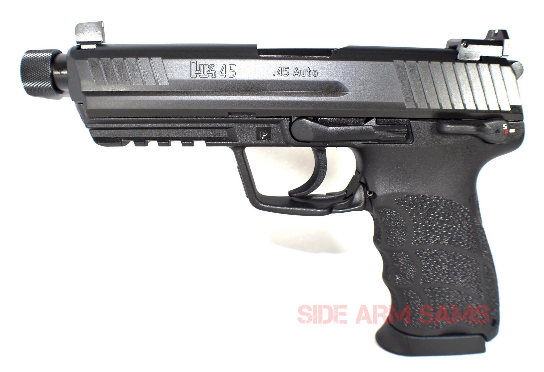 NIB HK45T "Tactical", .45ACP, Threaded-Barrel, Night Sights - Semi-Auto ...