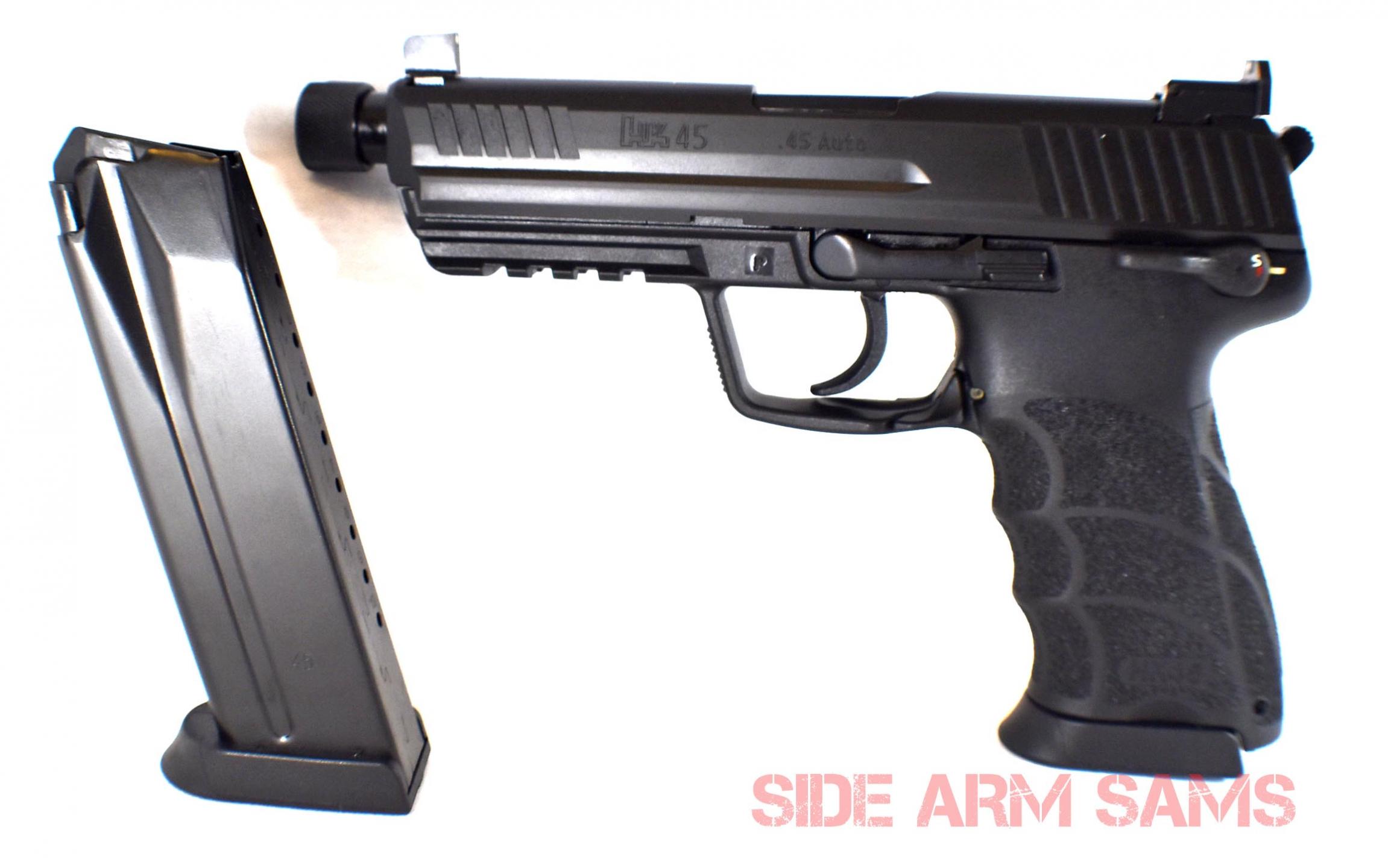 NIB HK45T "Tactical", .45ACP, Threaded-Barrel, Night Sights - Semi-Auto ...