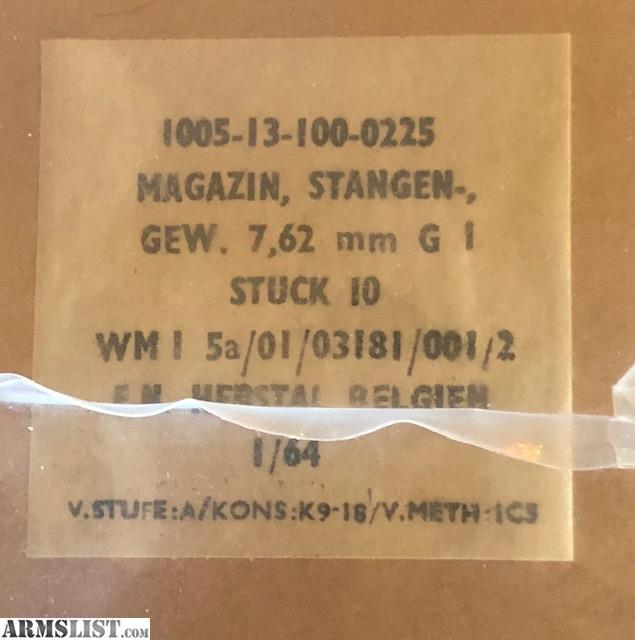 Rare Belgium Factory Sealed 10 Pack of Fabrique Nationale Herstal (FN ...