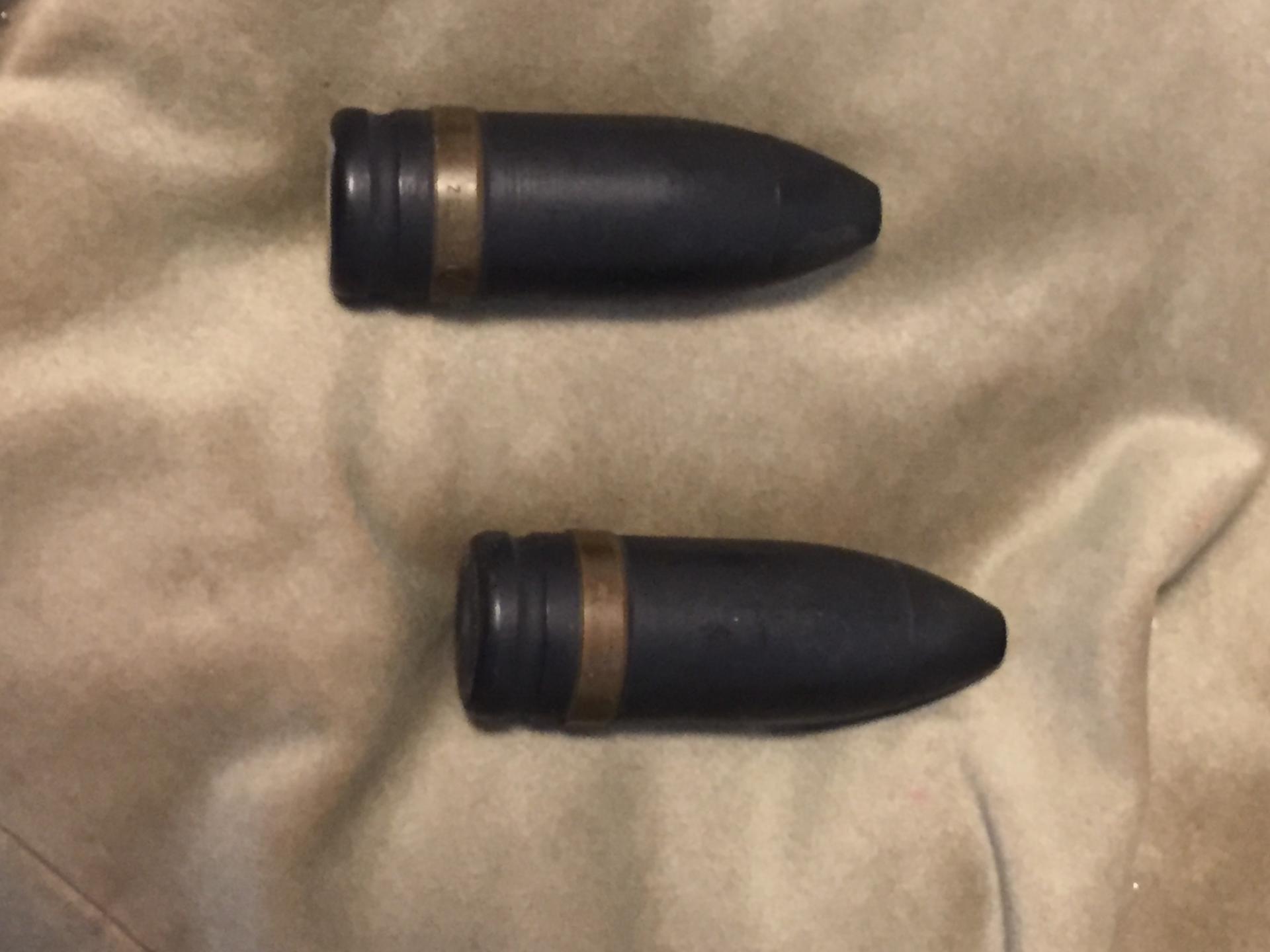 WTS M60 Tank 105mm M150B1 Empty Casing / 30mm T-328 Projectiles ...