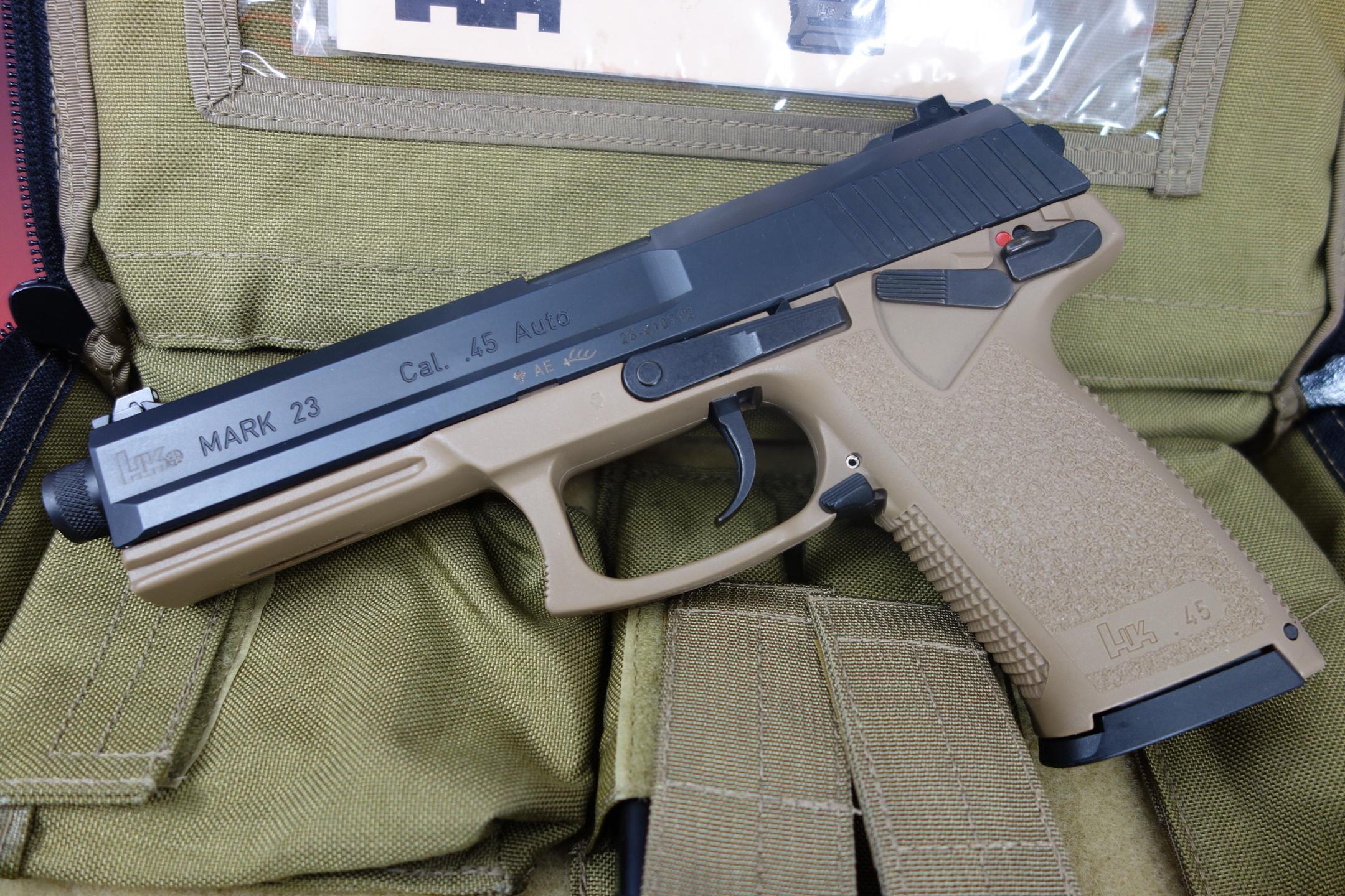 Hk MK23 MARK 23 Desert Tan NIB Complete 2004. $3,500.00 - Semi-Auto ...