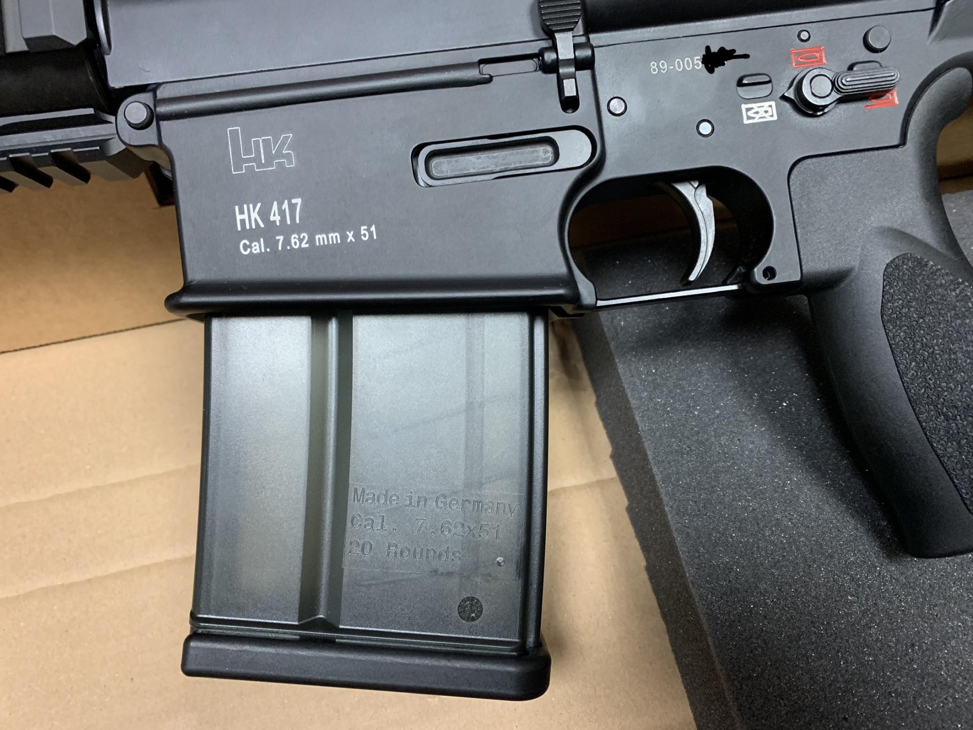 WTS: H&K 417 Post Sample Machine-gun - NFA Market Board - Sturmgewehr ...