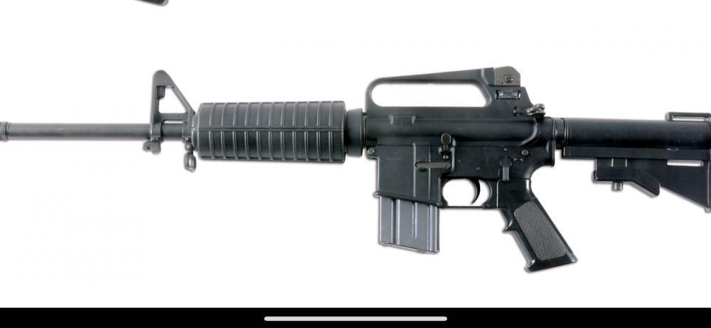 Bushmaster XM15E2 (Fully Transferable) 5.56mm M16 Machine-Gun on a Form ...