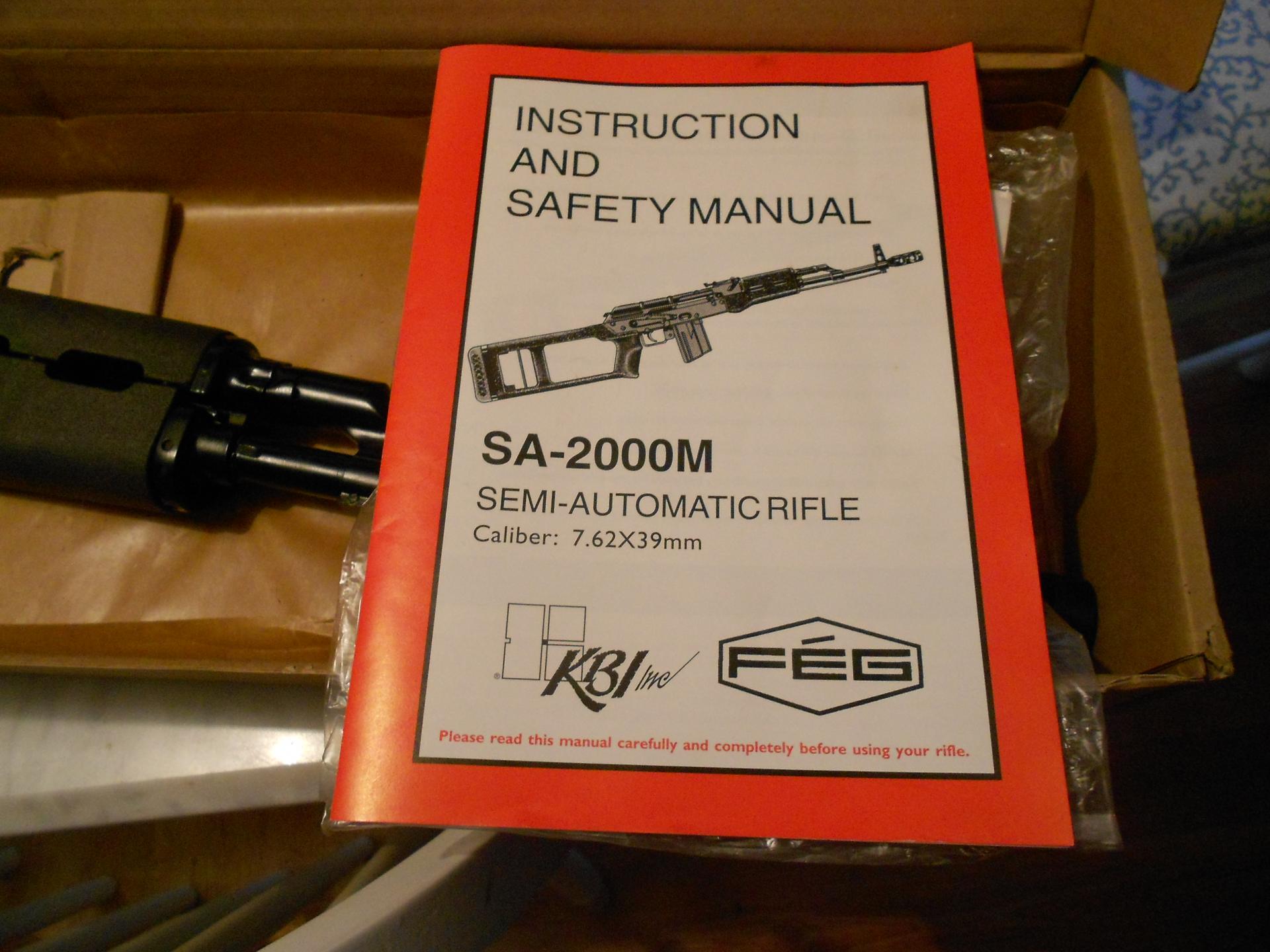 FEG SA-2000M Semi Auto Rifle AK - Semi-Auto Market Board - Sturmgewehr ...