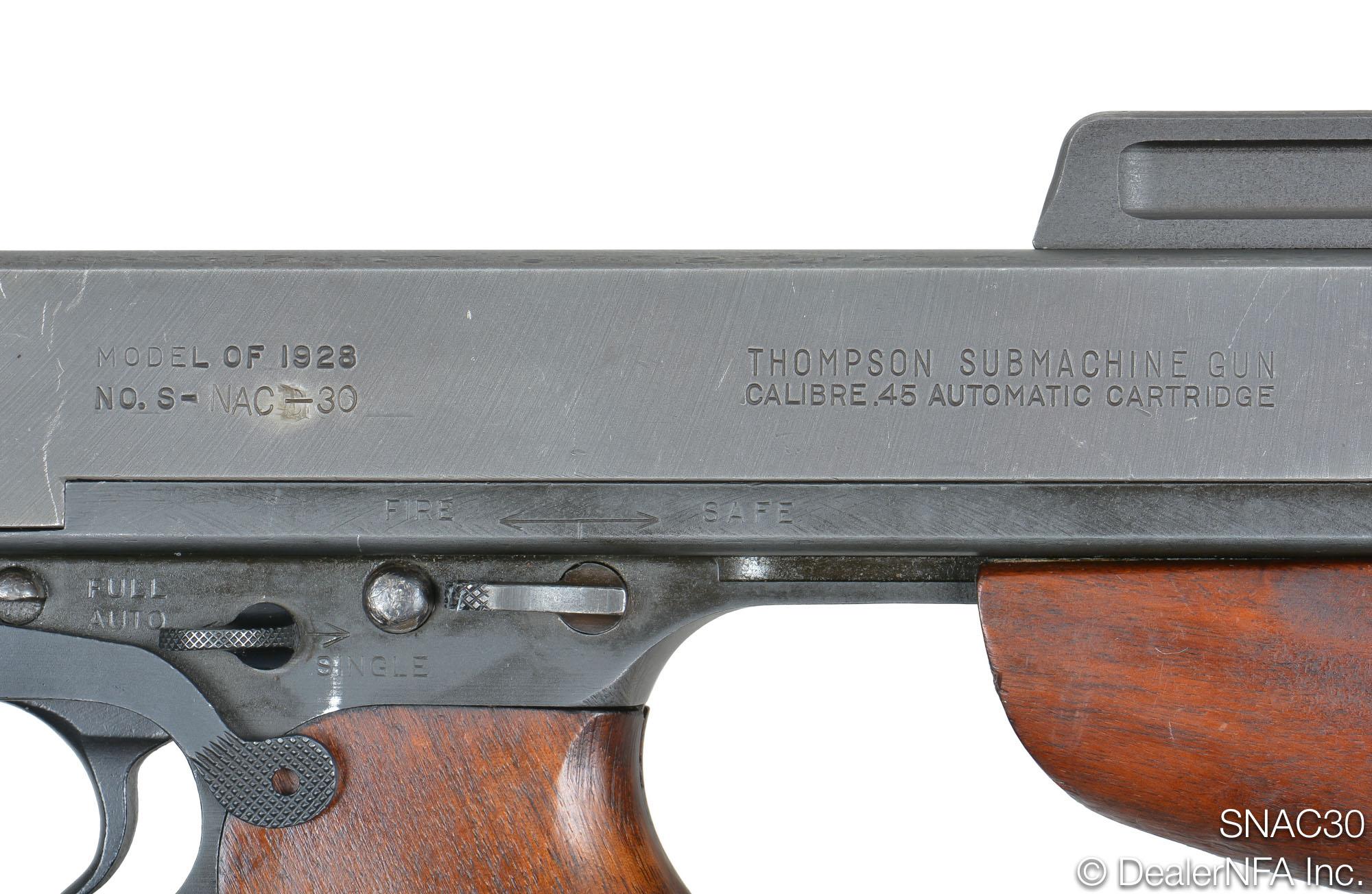 C&R, Thompson 1928AC - NFA Market Board - Sturmgewehr.com Forums