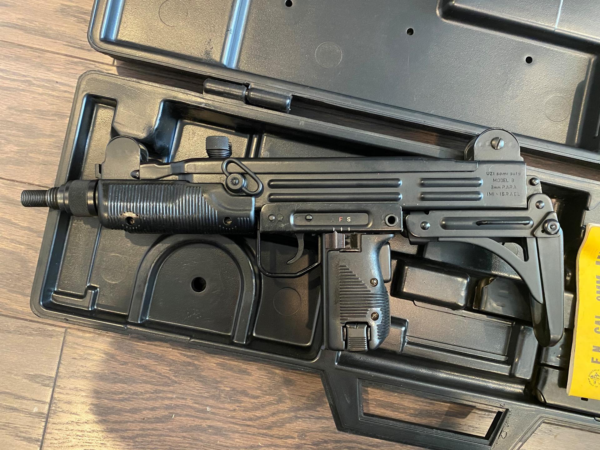 TRANSFERABLE UZI MODEL B MACHINE GUN WITH SWD SUPPRESSOR - NFA Market ...