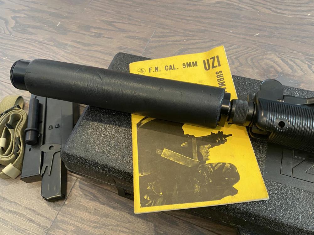 TRANSFERABLE UZI MODEL B MACHINE GUN WITH SWD SUPPRESSOR - NFA Market ...