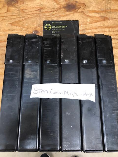 WTS: (6) STEN mags for Mac 11/9 Conv. guns $55 - Parts and Accessories ...