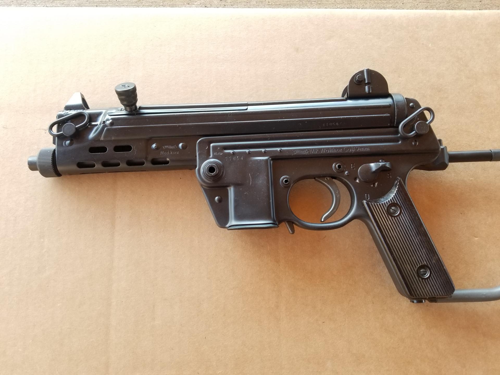 Pre-86 Dealer Sample Walther MPK on FORM 3 - NFA Market Board ...