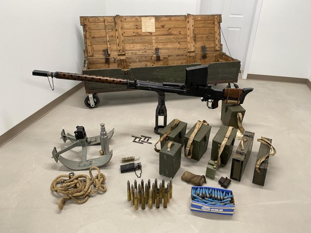 Lahti L39 20mm Anti-Tank Rifle w/ STUMP MOUNT, Complete Package, Ammo ...