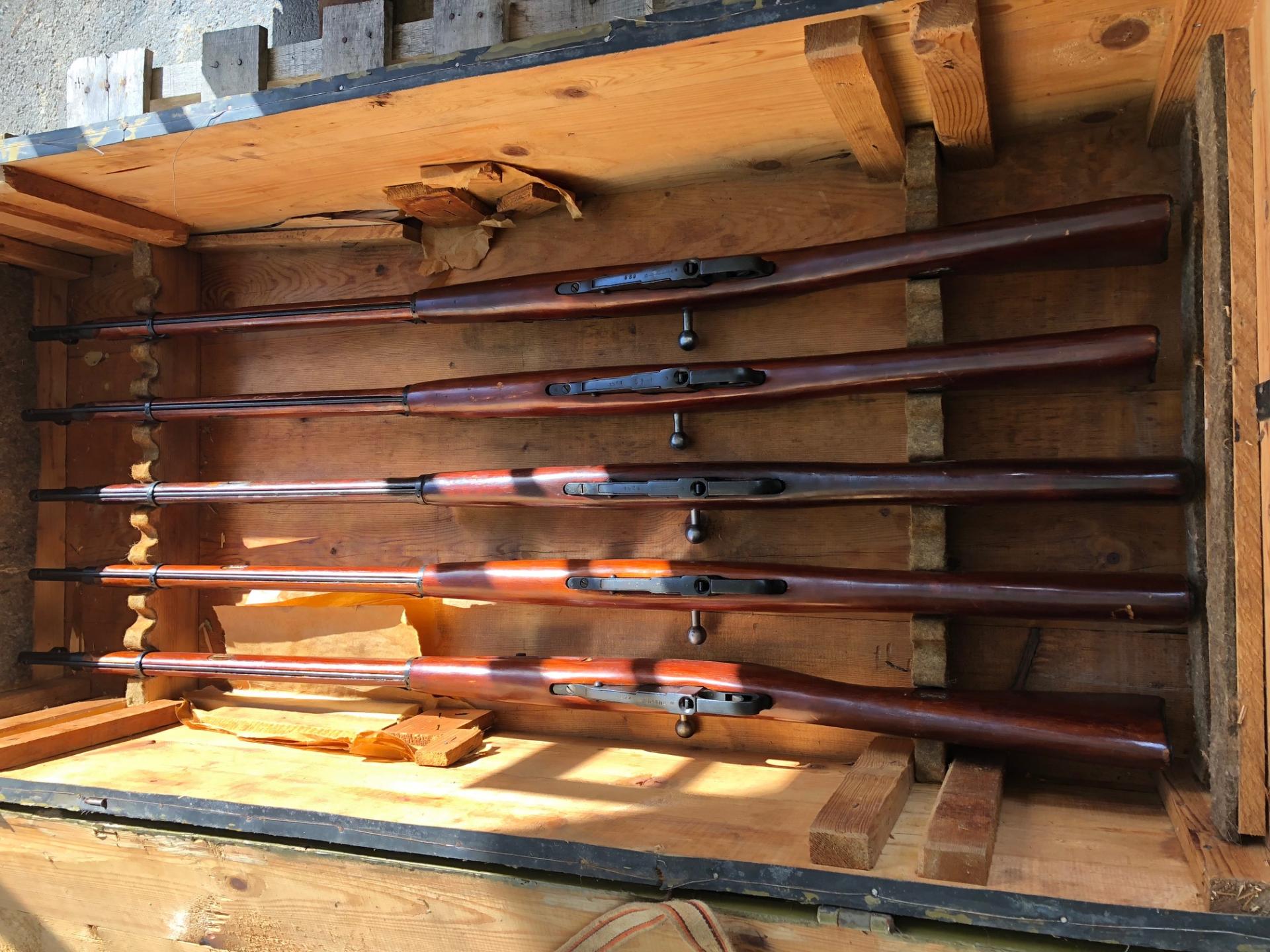 WTS: Crate of 10 Mosin Nagants $2500 - Collectors Market Board ...
