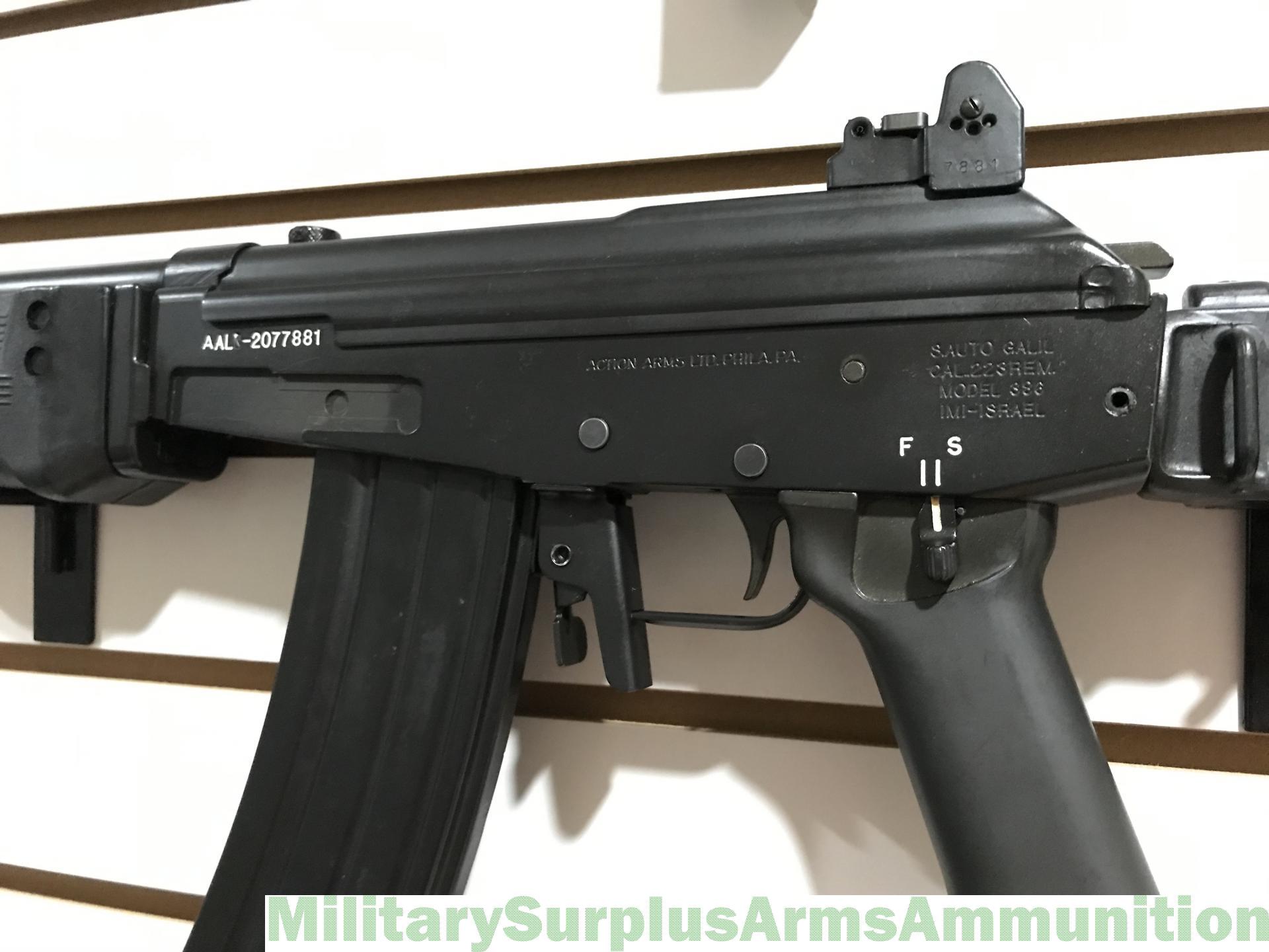 WTS: IMI-ISRAEL Galil Action Arms Import Mod 386 5.56 - Semi-Auto ...