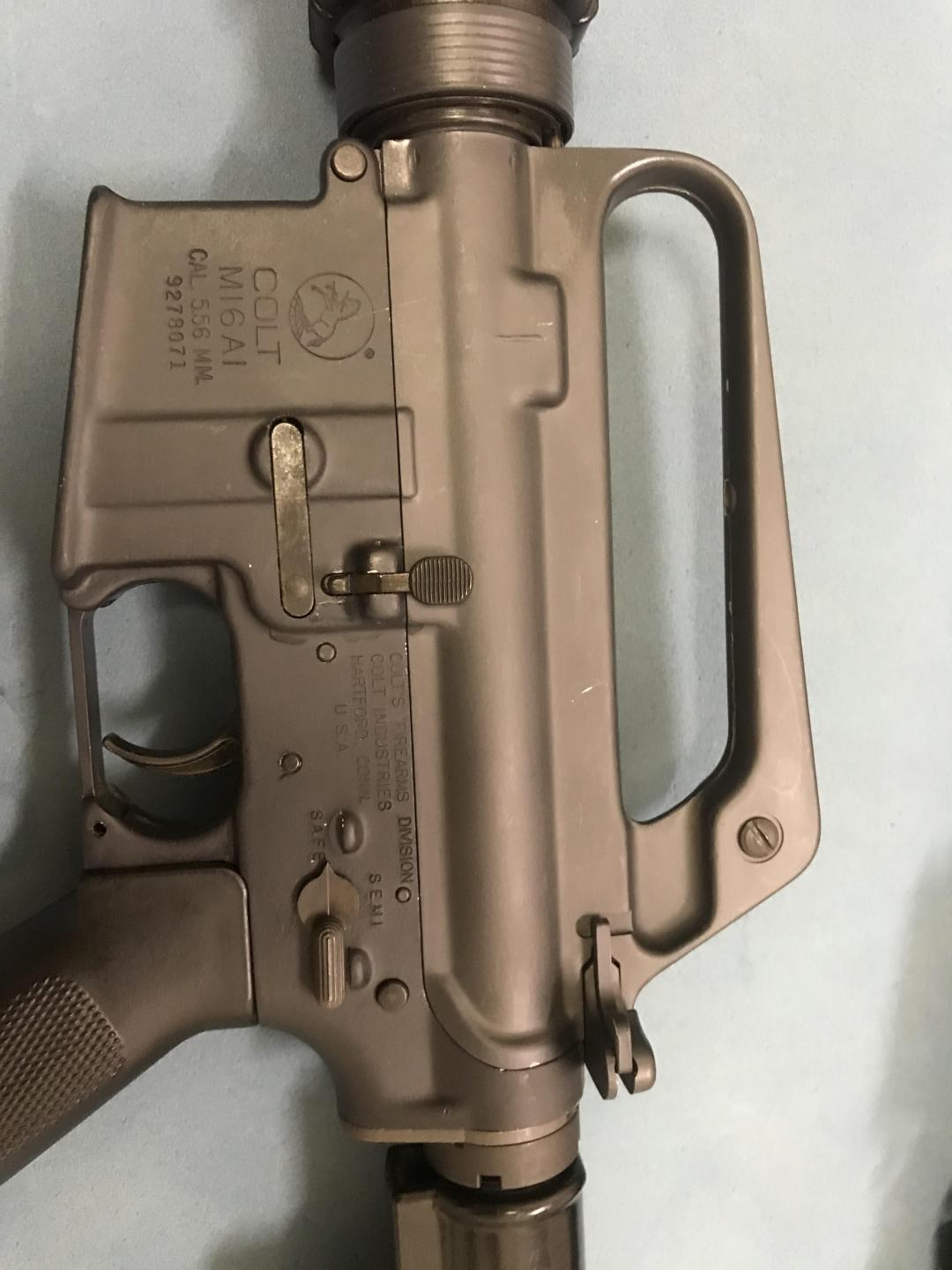 Colt M16A1 Carbine, additional Colt Commando upper Excellent Condition ...