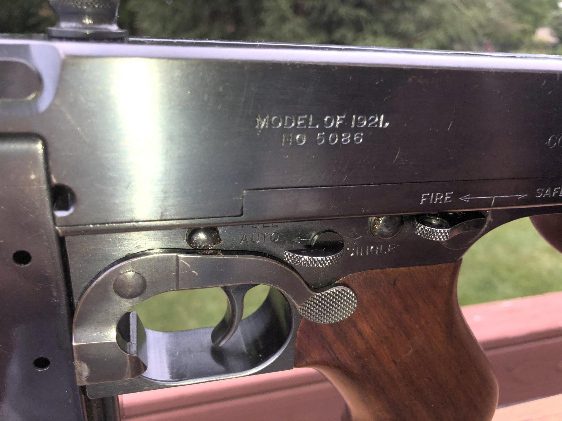 WTS Colt Thompson 1921 Excellent+++ Condition - NFA Market Board ...