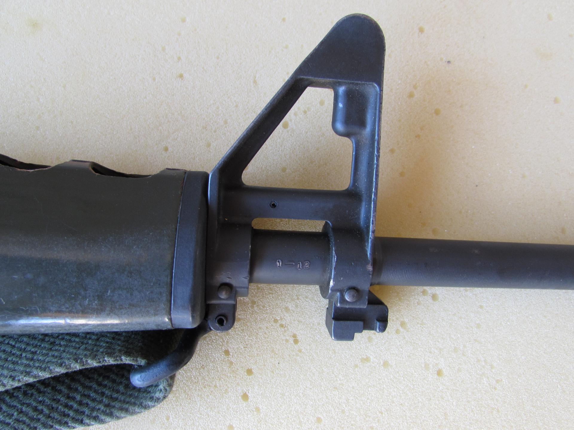 WTS C&R Colt / Armalite 601 AR15 with factory mount and Delft optic 34k ...