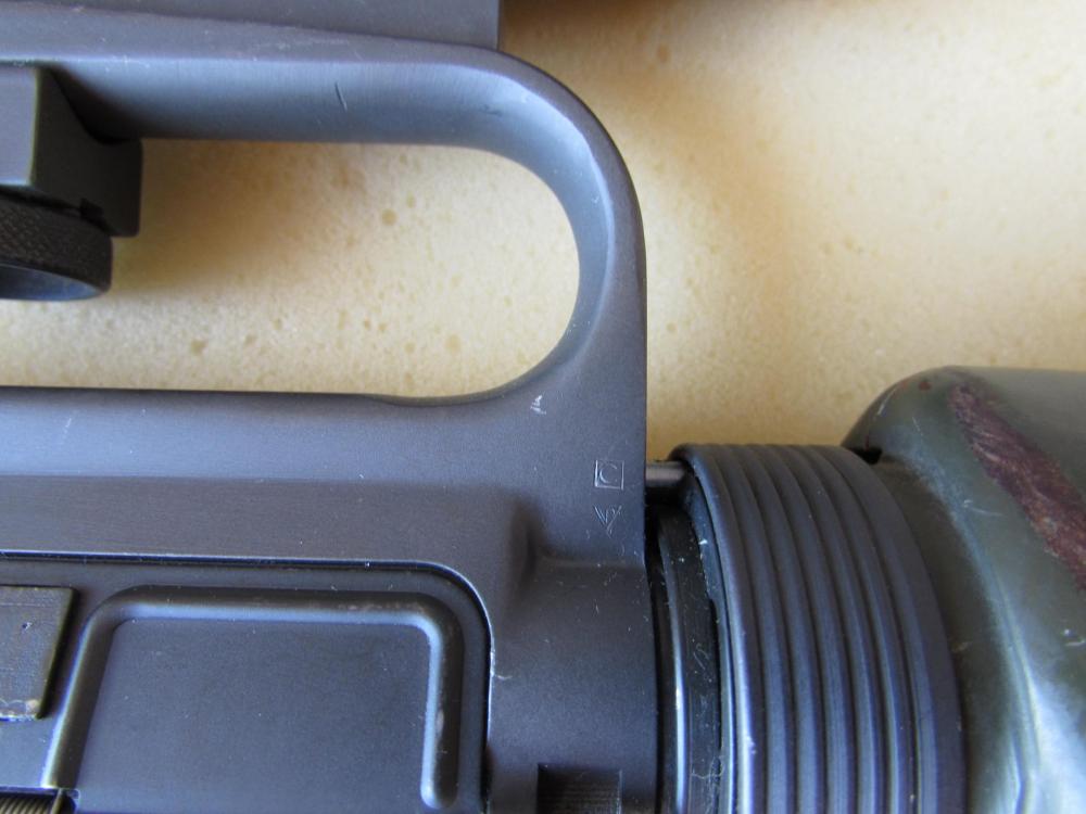 WTS C&R Colt / Armalite 601 AR15 with factory mount and Delft optic 34k ...