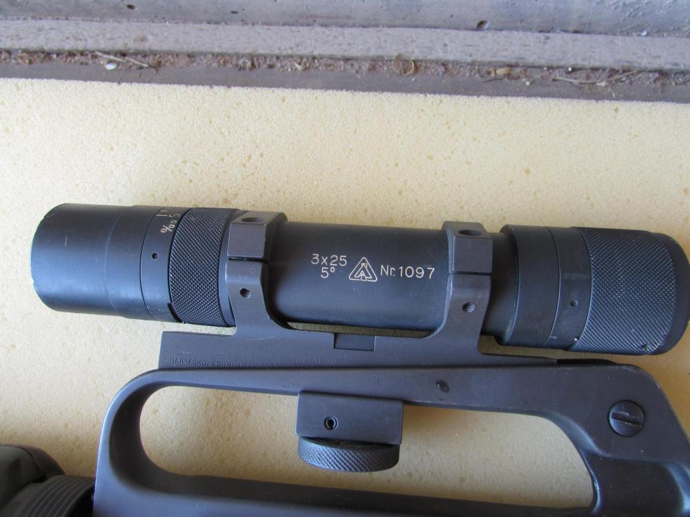 WTS C&R Colt / Armalite 601 AR15 with factory mount and Delft optic 34k ...