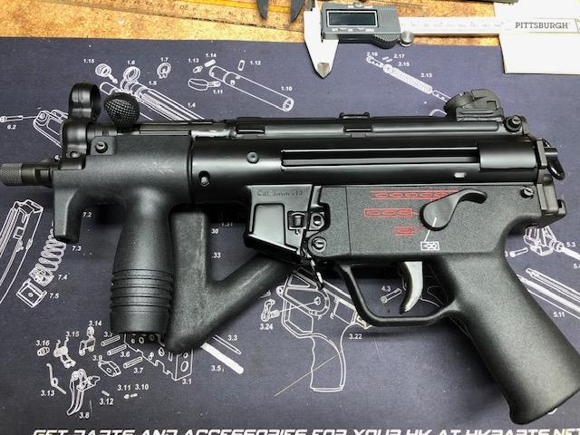 WTS: HK MP5K – N Sear Ready SBR Navy model on a F3 - NFA Market Board ...