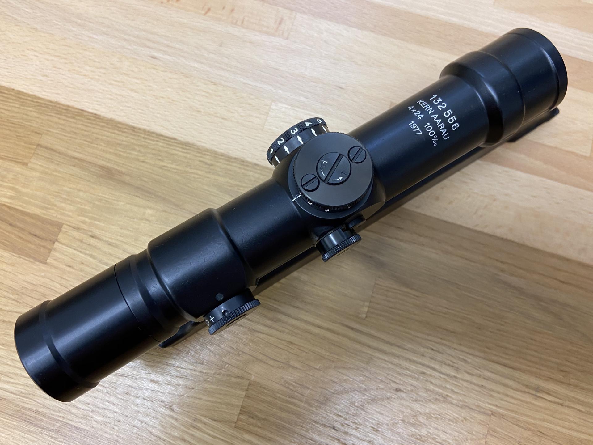 WTS: SWISS KERN AARAU 4x24 SCOPE FOR SIG StG57 / PE57 - Parts and ...