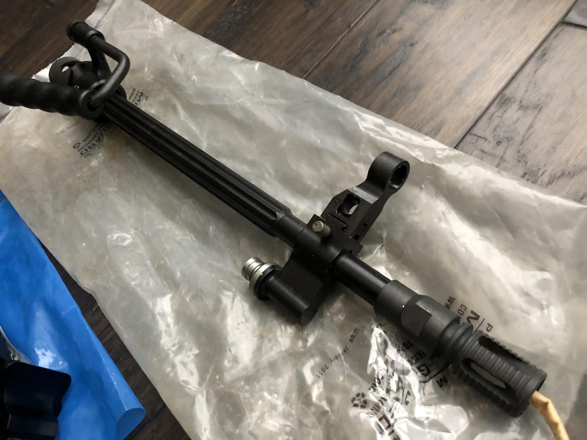 SOLD: M249 MK46 Fluted Barrel and Lightweight Collapsible Stock - Parts ...