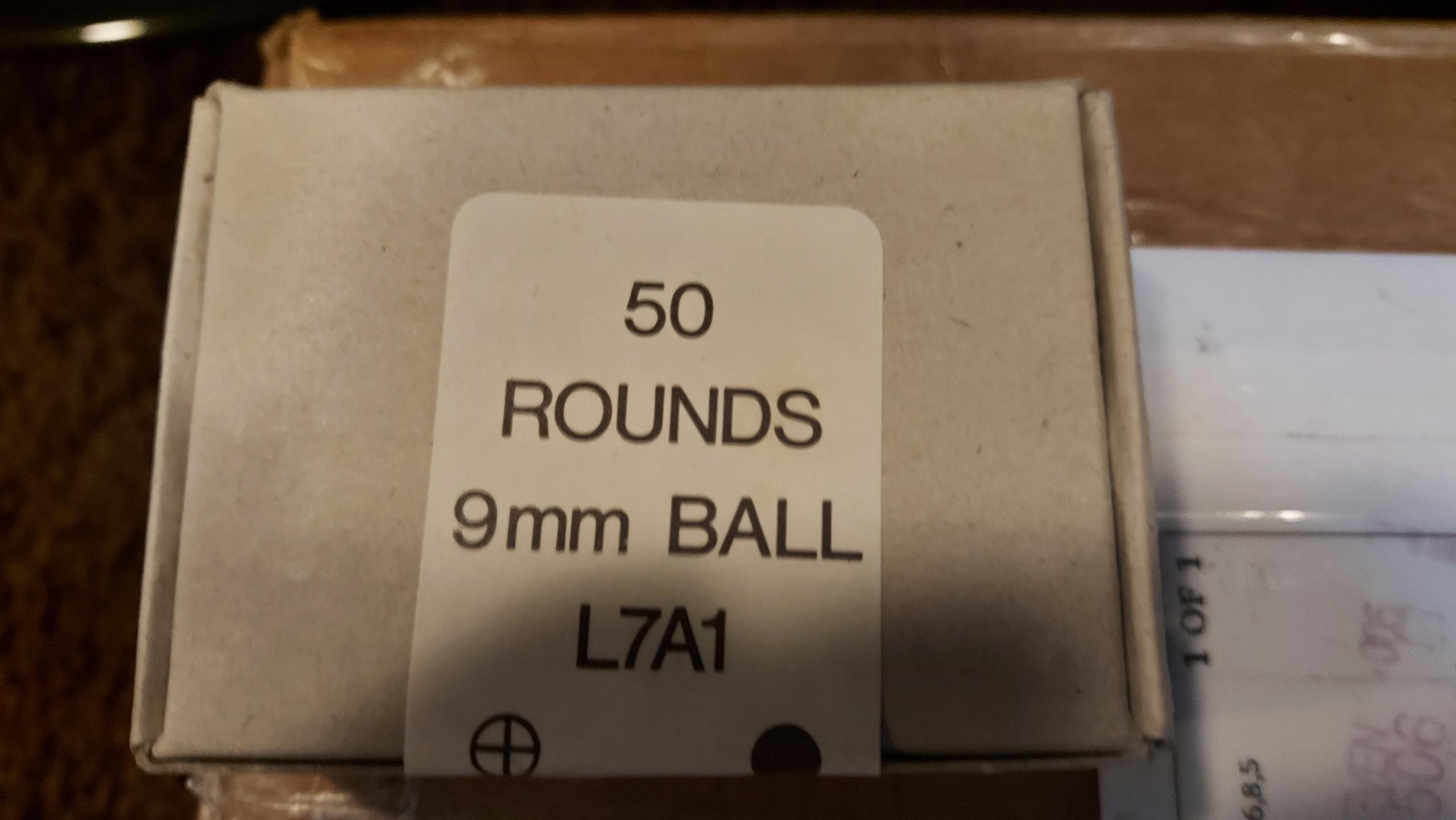 WTS Hirtenberger L7A1 +P+ SMG 9mm sub gun ammunition - NFA Market Board ...