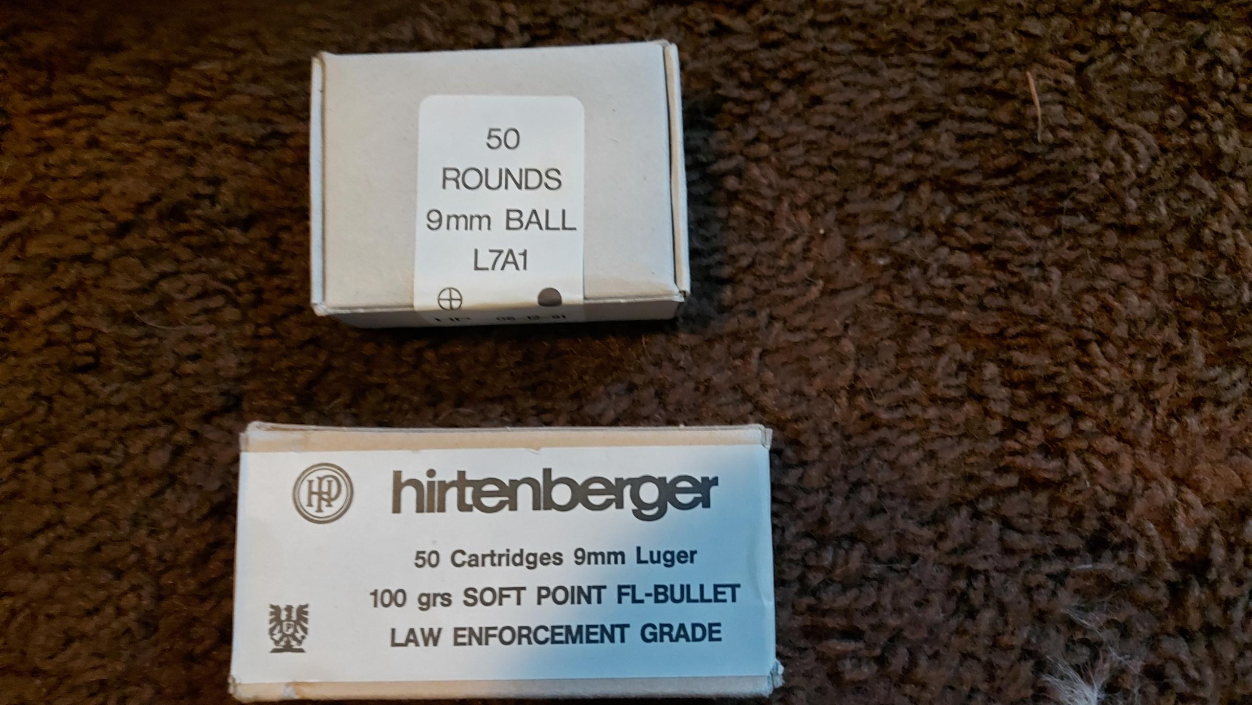 WTS RARE Hirtenberger SMG L7A1 9mm Ammunition FN 5.7x28 SS195 LF ...