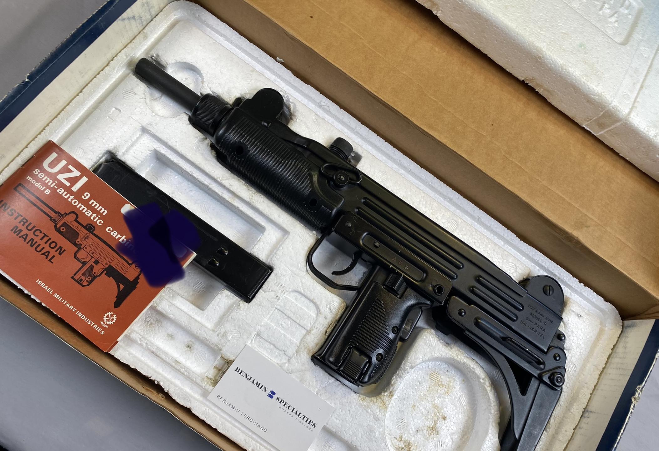 WTS Transferable IMI Uzi Model B SMG Reg. Receiver 9mm - NFA Market ...