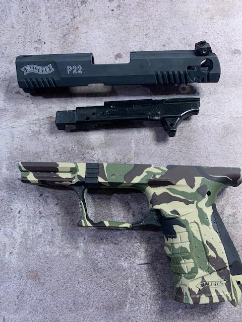 WTS: Walther P22 parts (frame, slide, rail, case) - Parts and ...