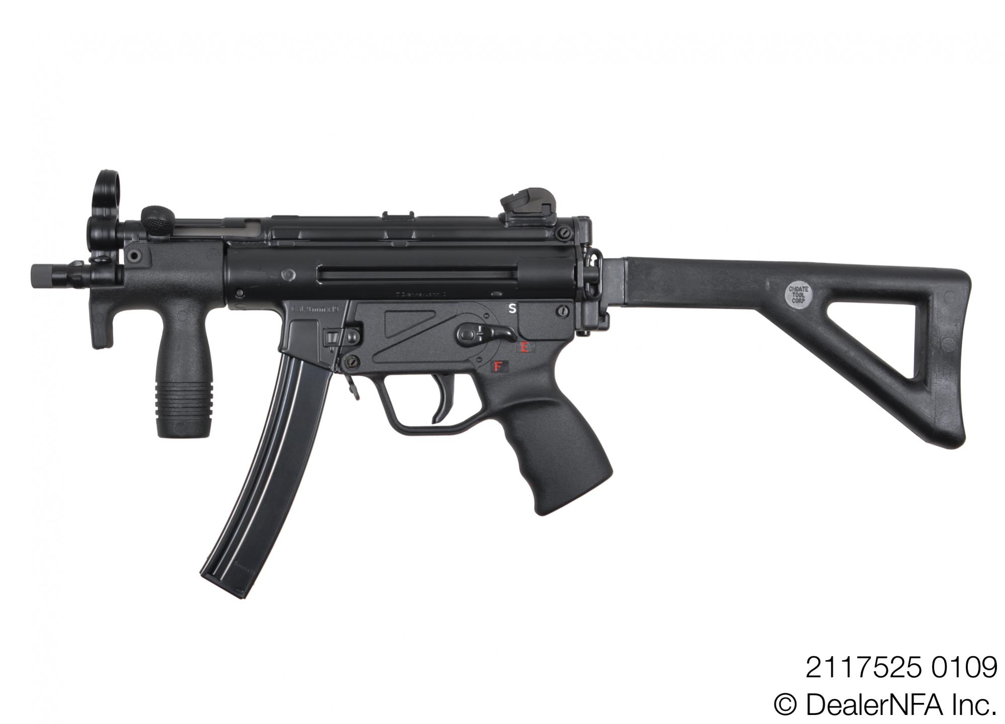 HK MP5K-PDW, SBR, Registered Alltech Trigger Pack Dyer, Excellent - NFA ...