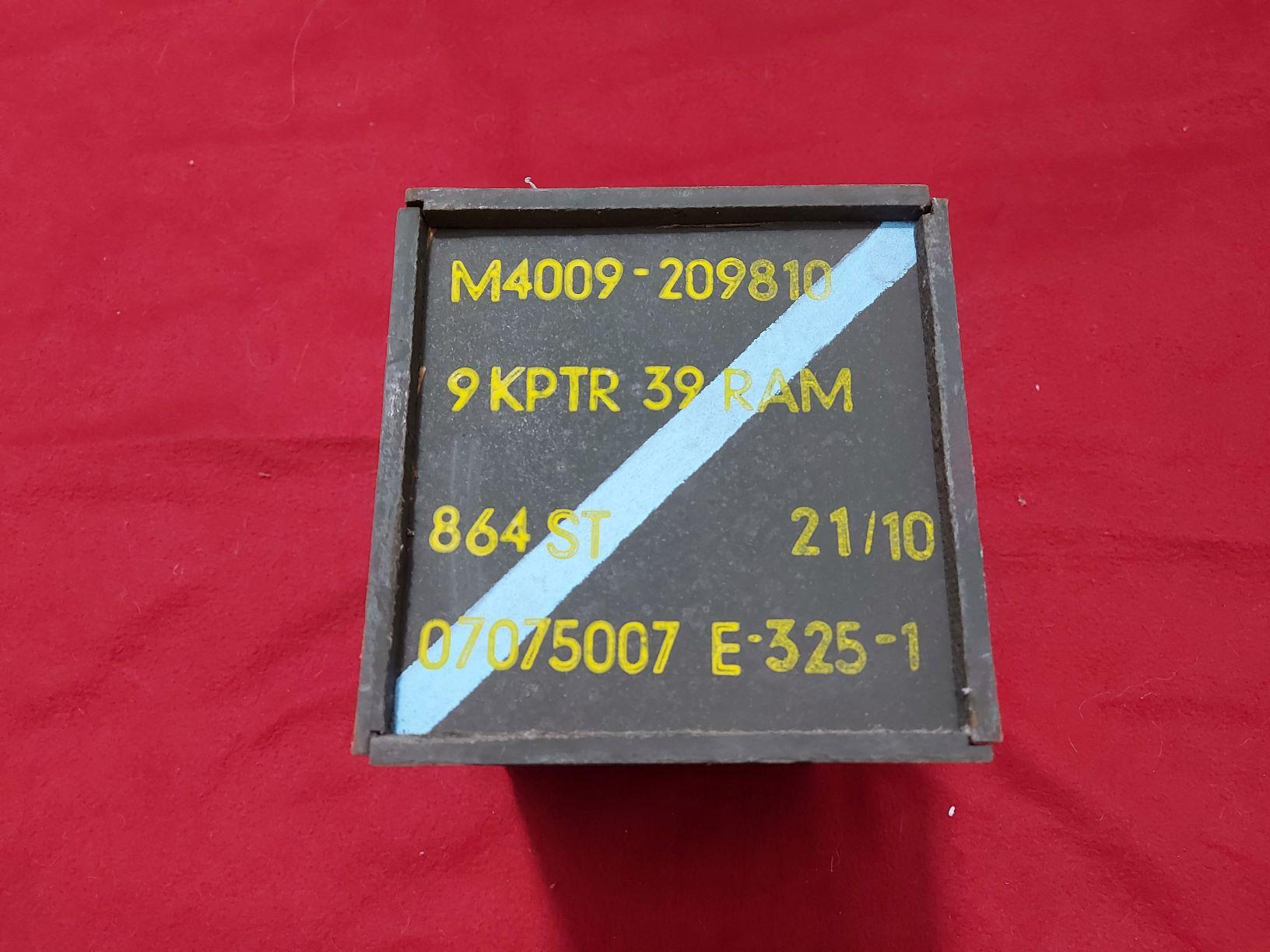 wts Swedish 9mm KPTR M 39 Gallery Practice Ammo 9mm Luger - Ammunition ...