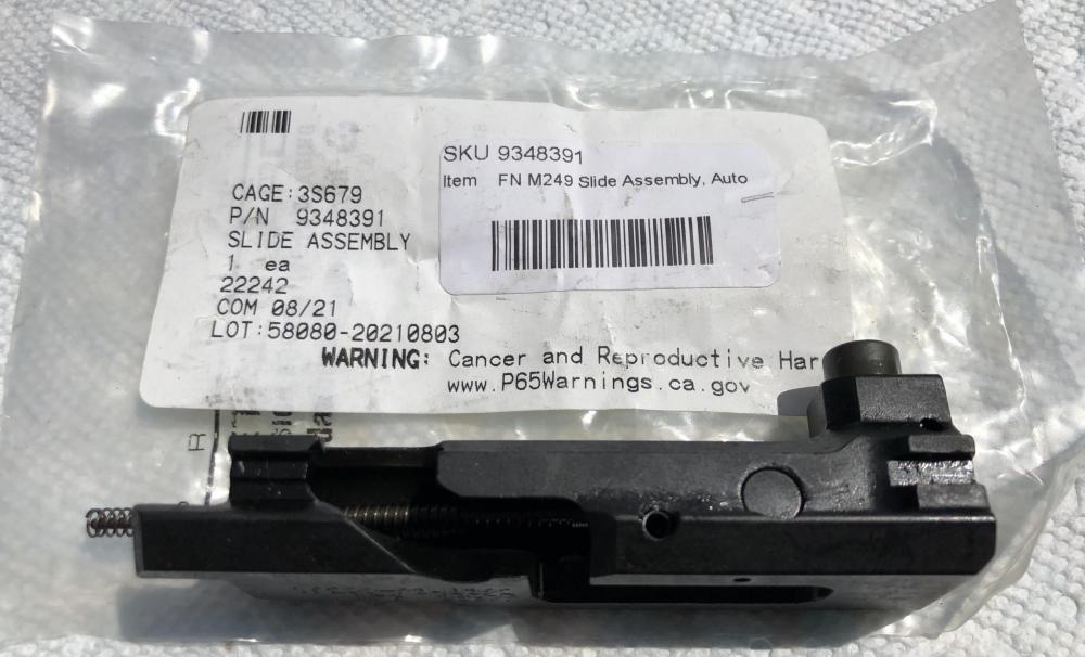 WTS: FN M249 Full Auto Slide Assy, New - Parts and Accessories Market ...