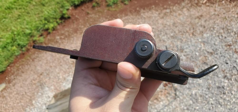 Early Browning M2HB rear sight with scope dovetail - Parts and ...