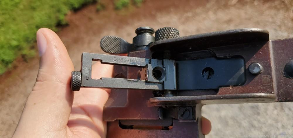 Early Browning M2HB rear sight with scope dovetail - Parts and ...