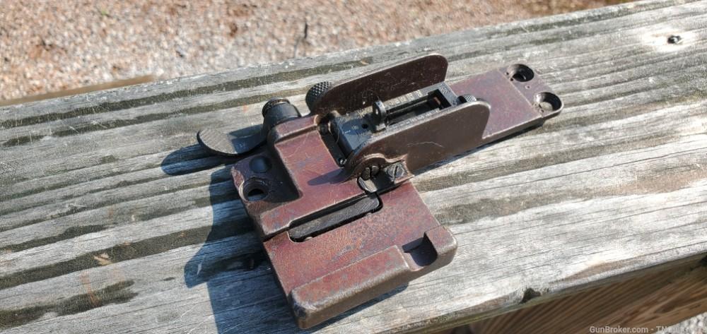 Early Browning M2HB rear sight with scope dovetail - Parts and ...