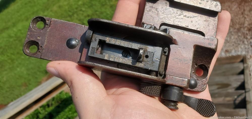 Early Browning M2HB rear sight with scope dovetail - Parts and ...
